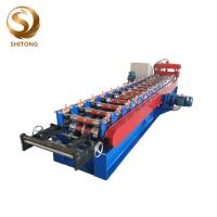 China Glazed Aluminum Metal Roof Ridge Cap Tile Roll Forming Machine | 0.3-1.0mm Thickness | 8-12 m/min Speed for sale