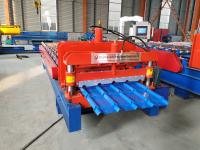 China 840 model  aluminum Plate steel glazed tile roll forming machine for sale