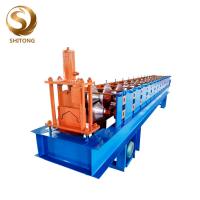 China Automatic Ridge Cap Cold Roll Forming Machine 0.3-1.0mm Thickness 8-12 m/min Speed for Metal Roofing for sale