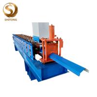 China Automatic Ridge Cap Cold Roll Forming Machine 0.3-1.0mm Thickness 8-12 m/min Speed for Metal Roofing for sale
