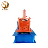China Ridge Cap Metal Roofing Roll Forming Machine 0.3-1.0mm Thickness 8-12 m/min Speed for Glazed Sheets Production for sale