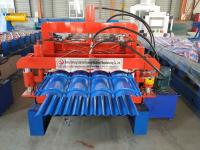 China double layer wall panel roll forming machine for making steel sheet for sale