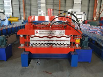 China double layers roll forming machine for making PPGI material roof sheet for sale