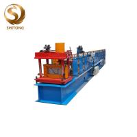 China 300mm Metal Rain Gutter Bending Roof Ridge Cap Roll Forming Machine 22KW 20-25m/min Production for sale