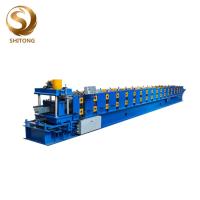 China 300mm Metal Rain Gutter Bending Roof Ridge Cap Roll Forming Machine 22KW 20-25m/min Production for sale