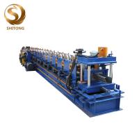 China 300mm Metal Rain Gutter Bending Roof Ridge Cap Roll Forming Machine 22KW 20-25m/min Production for sale