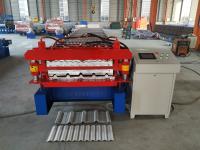 China 762-760 model double layer corrugated color steel roll forming machine for sale
