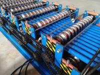 China 835-840 model double layer roofing colored corrugated sheet  cold roll forming making machine for sale