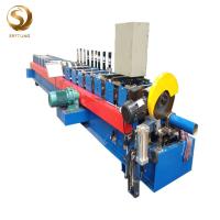 China Aluminum Tube Downpipe Downspout Roll Forming Machine 10500mm Size 7.5KW Power for sale