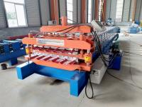 China 950-1000 model glazed and trapezoidal sheet double layer colored cold roll forming machine for sale