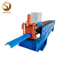China Glazed Aluminum Steel Metal Roof Ridge Cap Roll Forming Machine - 11 Station, 15-20m/min Speed, 380V 3Phase for sale