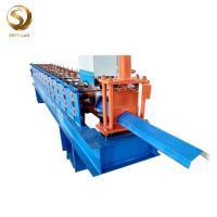 China Glazed Aluminum Steel Metal Roof Ridge Cap Roll Forming Machine - 11 Station, 15-20m/min Speed, 380V 3Phase for sale