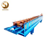 China Glazed Aluminum Steel Metal Roof Ridge Cap Roll Forming Machine - 11 Station, 15-20m/min Speed, 380V 3Phase for sale