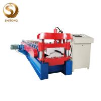 China Ridge Tile Roll Forming Machine 11 Stations 0.3-0.8mm Steel Roof Cap Production 15-20m/min for sale