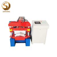 China Ridge Tile Roll Forming Machine 11 Stations 0.3-0.8mm Steel Roof Cap Production 15-20m/min for sale