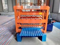 China Three Deck Roofing Sheet Panel Cold Roll Forming Machine 1000mm Width 7.5kw Power for sale