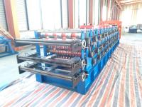 China Three Deck Roofing Sheet Panel Cold Roll Forming Machine 1000mm Width 7.5kw Power for sale