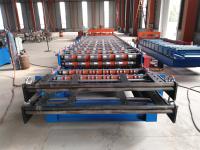 China metal roof tile and glazed tile double layer making machine for sale