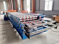 China metal roof tile and glazed tile double layer making machine for sale