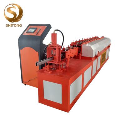 China CE Certified Door Embossing Shutter Steel Roll Forming Machine 130mm Width 4KW Power 380V for sale