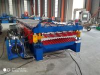 China full automatic roof wall double layer panel roll forming machine for sale