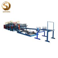 China EPS Roof Wall Panel Foam Sandwich Production Line 1200mm Width 32kW Power for Industrial Buildings for sale