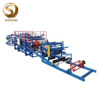 China EPS Roof Wall Panel Foam Sandwich Production Line 1200mm Width 32kW Power for Industrial Buildings for sale
