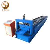 China Standing Seam Joint Hidden Plate Metal Roof Steel Roll Forming Machine 1000mm Coil Width 7.5KW Power for sale