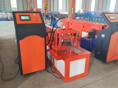 China 126-170 model roller shutter door colored steel sheet cold roll forming making machine for sale
