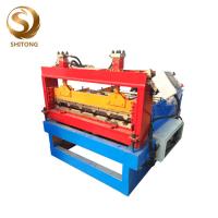 China Aluminum Curving Roof Steel Panel Roll Forming Machine 0.2-0.7mm Thickness 8-12m/min Production Speed for sale