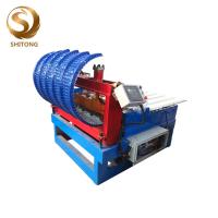 China Aluminum Curving Roof Steel Panel Roll Forming Machine 0.2-0.7mm Thickness 8-12m/min Production Speed for sale