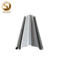 China steel and aluminum stamping flower roller shutter door slat strip roll up door  forming machine for sale