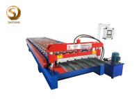 China Botou colorful steel roofing sheet roll forming making machine for sale