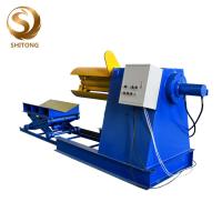 China full-automatic 5 tons steel sheet coil hydraulic decoiler machine for sale