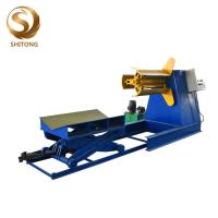 China full-automatic 5 tons steel sheet coil hydraulic decoiler machine for sale