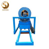China full-automatic 5 tons steel sheet coil hydraulic decoiler machine for sale