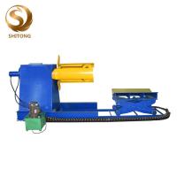 China metal automatic hydraulic manual sheet coil decoiler for metal roofing equipment for sale