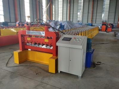 China Floor Decking Plate Cold Roll Forming Machine for 0.8-1.2mm Steel & Aluminum Sheets, 20-25m/min Production Speed for sale