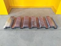China Floor Decking Plate Cold Roll Forming Machine for 0.8-1.2mm Steel & Aluminum Sheets, 20-25m/min Production Speed for sale