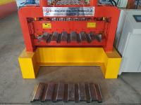 China Floor Decking Plate Cold Roll Forming Machine for 0.8-1.2mm Steel & Aluminum Sheets, 20-25m/min Production Speed for sale