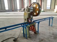 China automatic galvanized steel sheet  high precision roll punching logo machine for sale