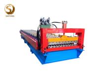 China Color coated corrugatedprofile metal sheet roof panel making machine for sale