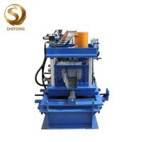 China Industrial Metal Roof Gutter Making Machine 0.7-1.2mm Thickness 20-25 m/min Production Speed for sale