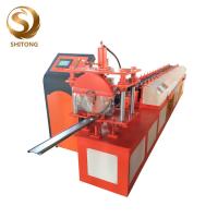 China aluminum iron steel rolling shutter door slat cold forming machine for sale