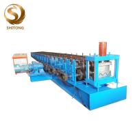 China 2-Wave Highway Guard Rail Roll Forming Machine Production Line - 22 kW Power, 8-10 m/min Output for Road Safety Barriers for sale