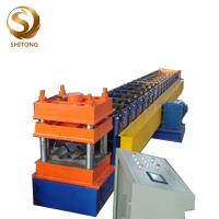 China 2-Wave Highway Guard Rail Roll Forming Machine Production Line - 22 kW Power, 8-10 m/min Output for Road Safety Barriers for sale