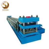 China Fully Automatic Highway Guardrail Roll Forming Machine 22kW 380V with 8-10 m/min Production Speed for sale