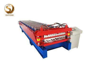 China Customized corrugated double layer steel sheet tile roll forming machine for sale