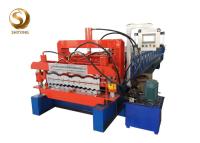 China Double layer glazed tile roof panel iron fiber sheet roll forming making machine for sale