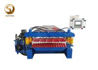 China Hot sale galvanized double layer deck corrugated sheet metal roof and wall roll forming machine for sale